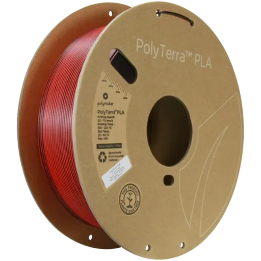 Polymaker PolyTerra™ PLA Dual Shadow Red (Black-Red) - Midnight Design ...
